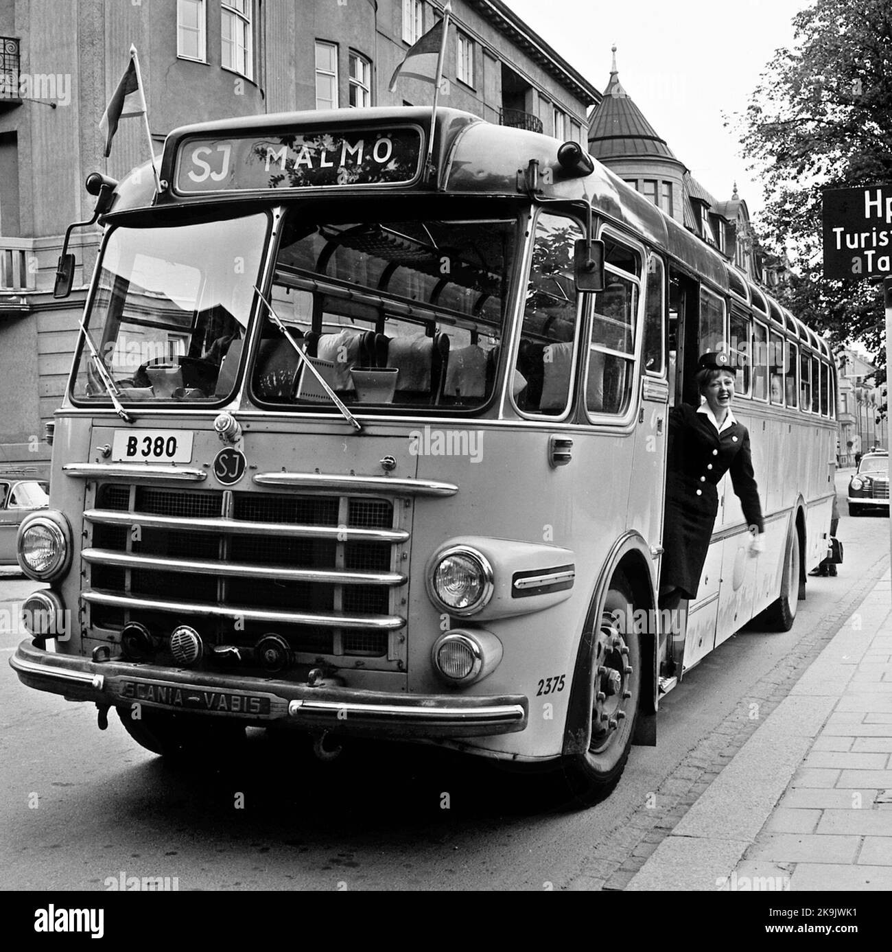 Bus hostess hi-res stock photography and images - Alamy