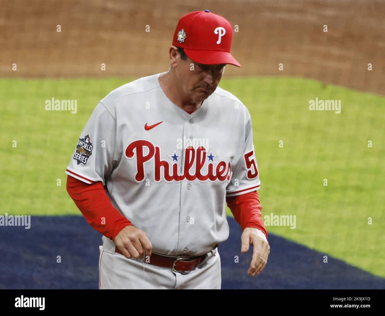 Houston, USA. 28th Oct, 2022. Philadelphia Phillies manager Rob Thomson ...