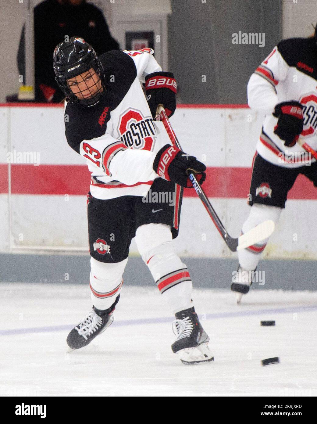 Columbus, Ohio, USA. 28th Oct, 2022. Ohio State Buckeyes defenseman ...