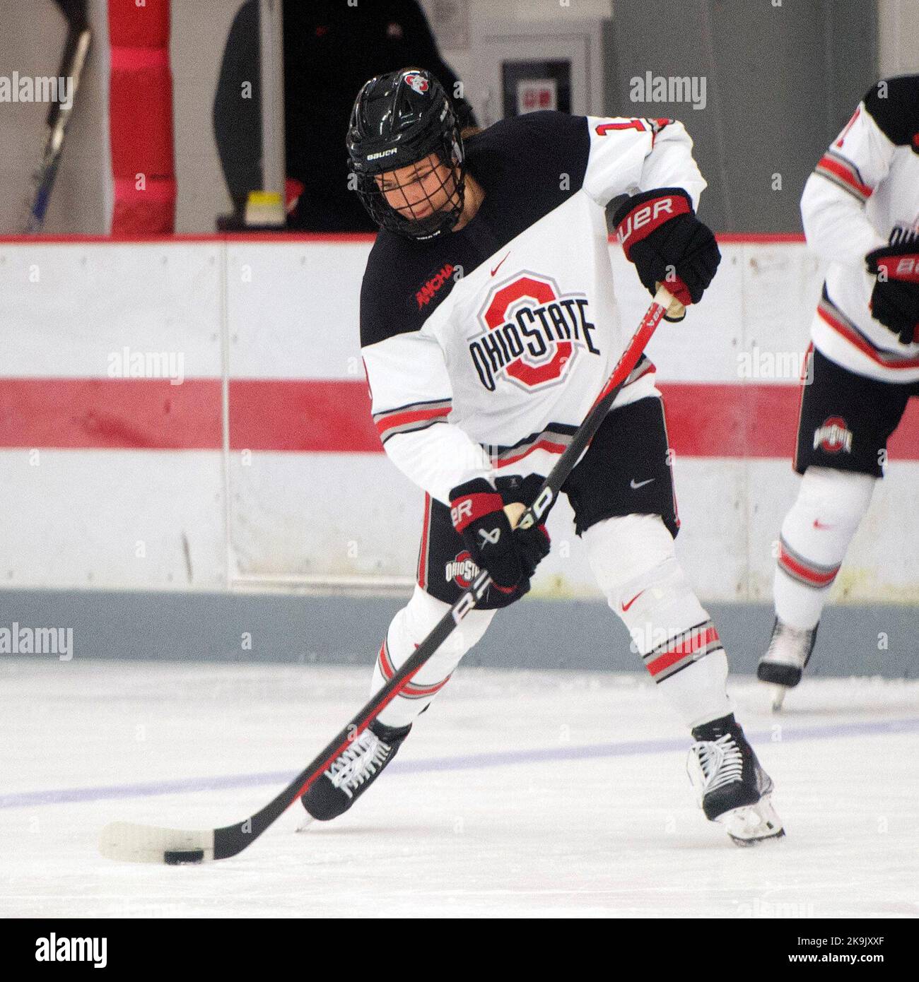 Columbus, Ohio, USA. 28th Oct, 2022. Ohio State Buckeyes defenseman ...