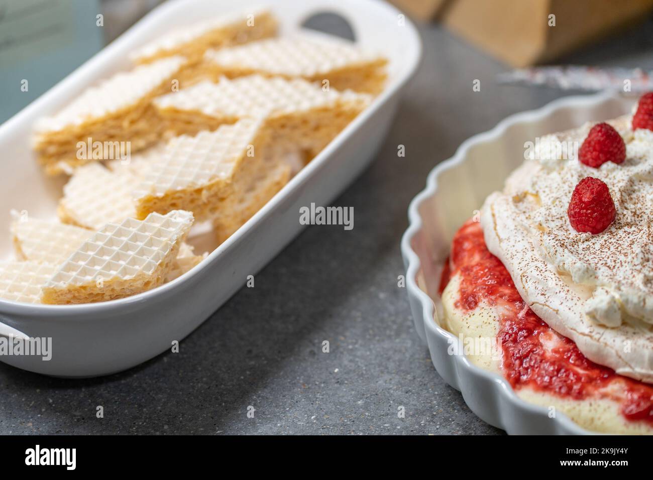 Home made wafer hi-res stock photography and images - Alamy