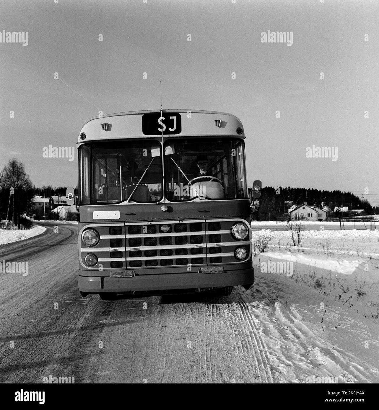 State Railways, SJ Bus Stock Photo - Alamy