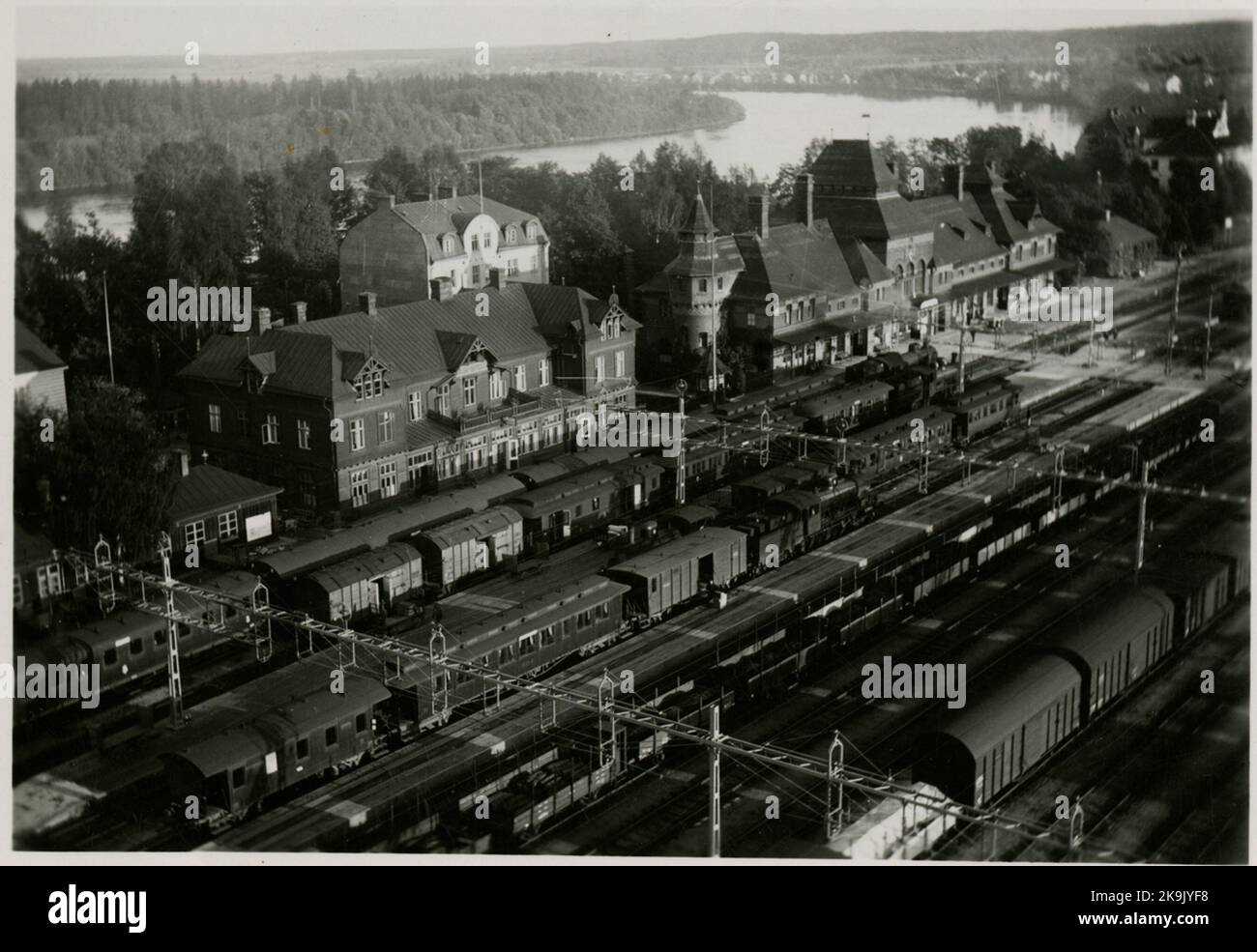 View of Avesta Krylbo Railway Stock Photo - Alamy