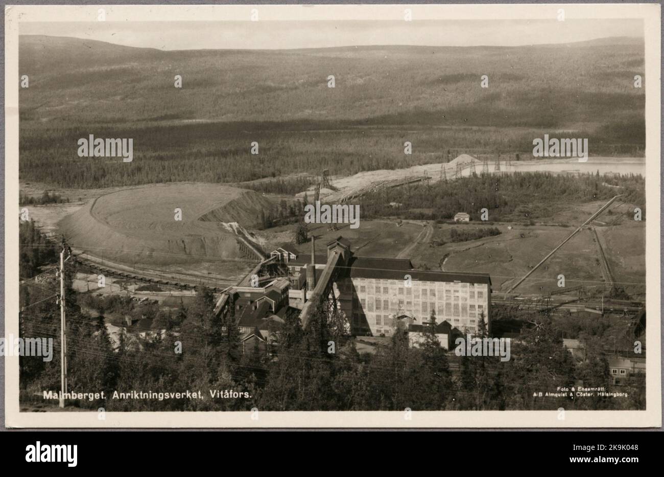 The enrichment plant at Vitåfors Stock Photo - Alamy