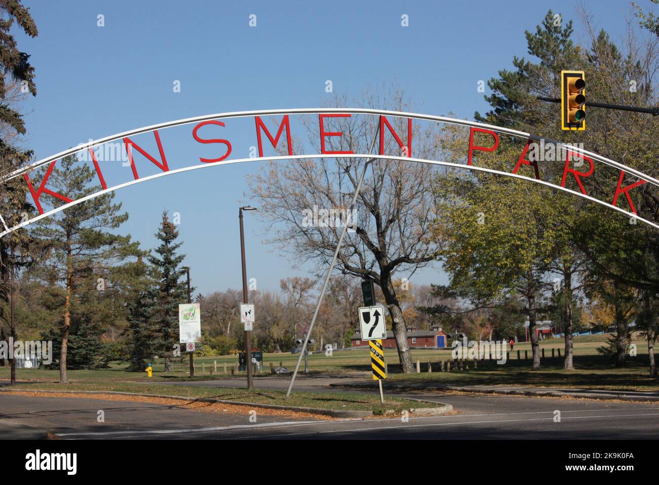 The entrance to Kinsmen Park in Saskatoon, Saskatchewan, Canada Stock ... The entrance to Kinsmen Park in Saskatoon, Saskatchewan, Canada Stock ...