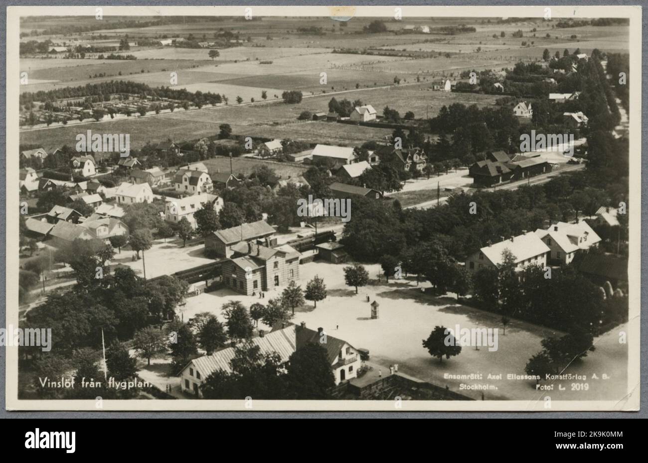 Aerial photography over Vinslöv Stock Photo - Alamy