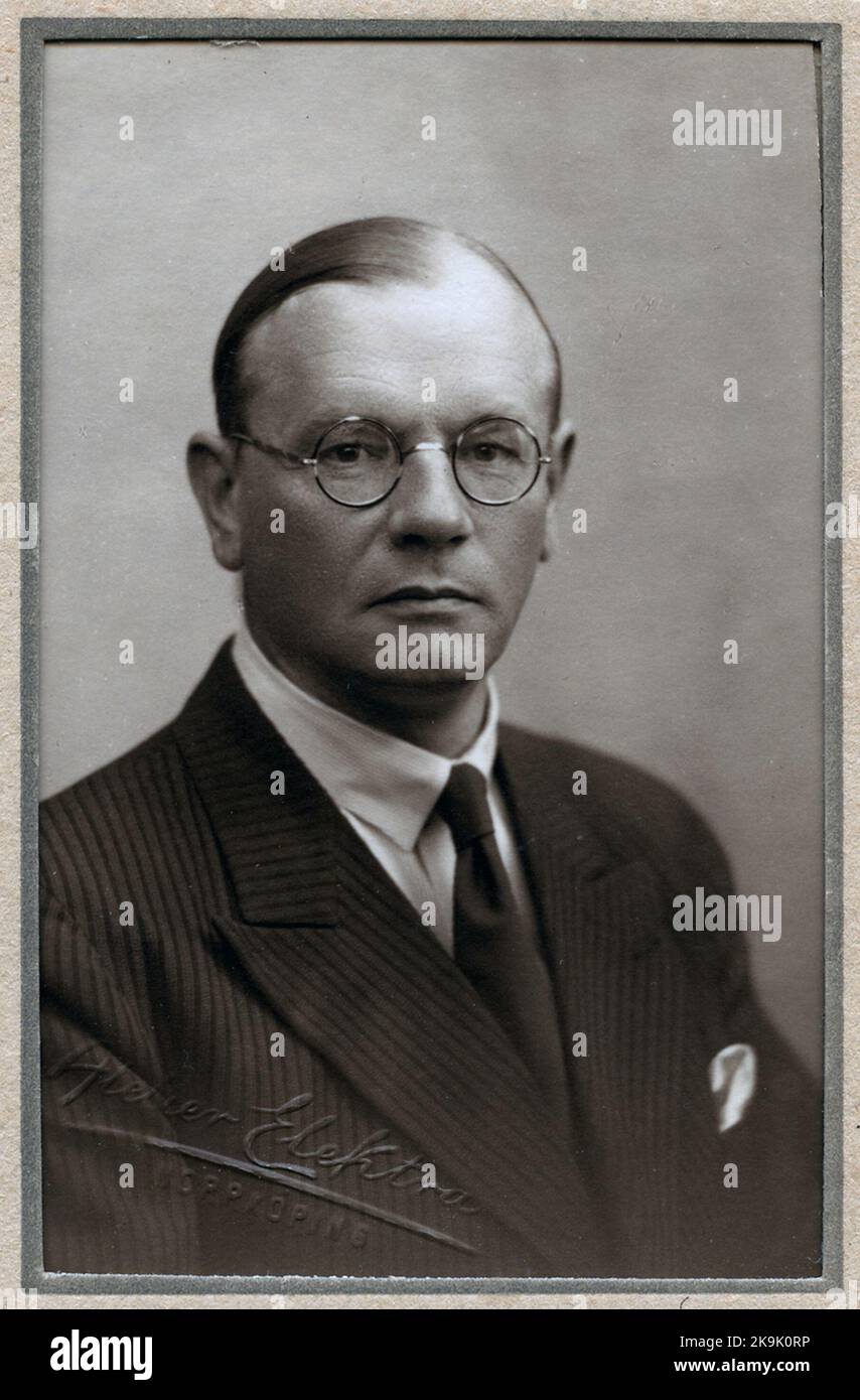 Electric engineer Henrik Oscar Adolf Edstam Stock Photo - Alamy
