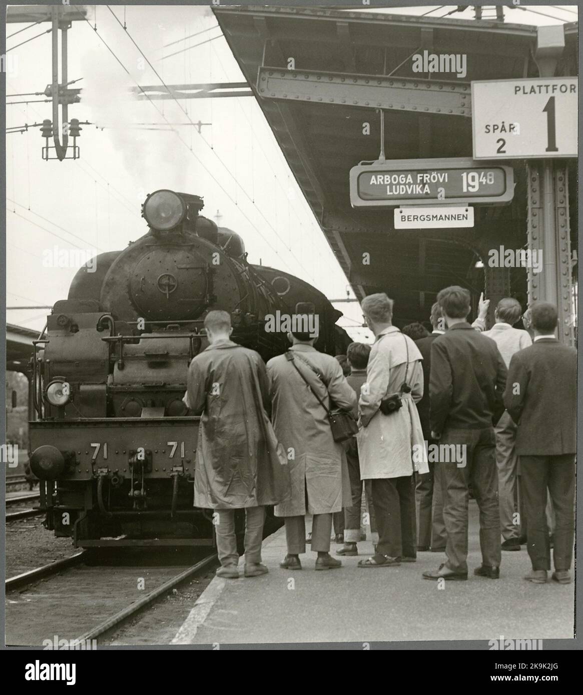 Extra train with Trafikaktiebolaget Grängesberg - Oxelösund Railways ...