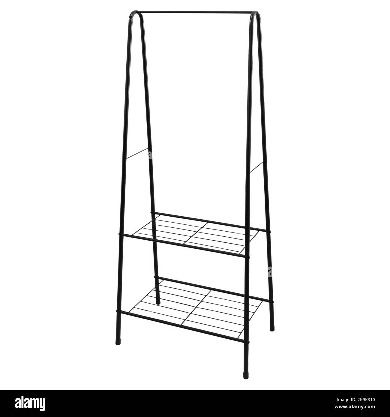 Hanger shelves Black and White Stock Photos & Images - Alamy
