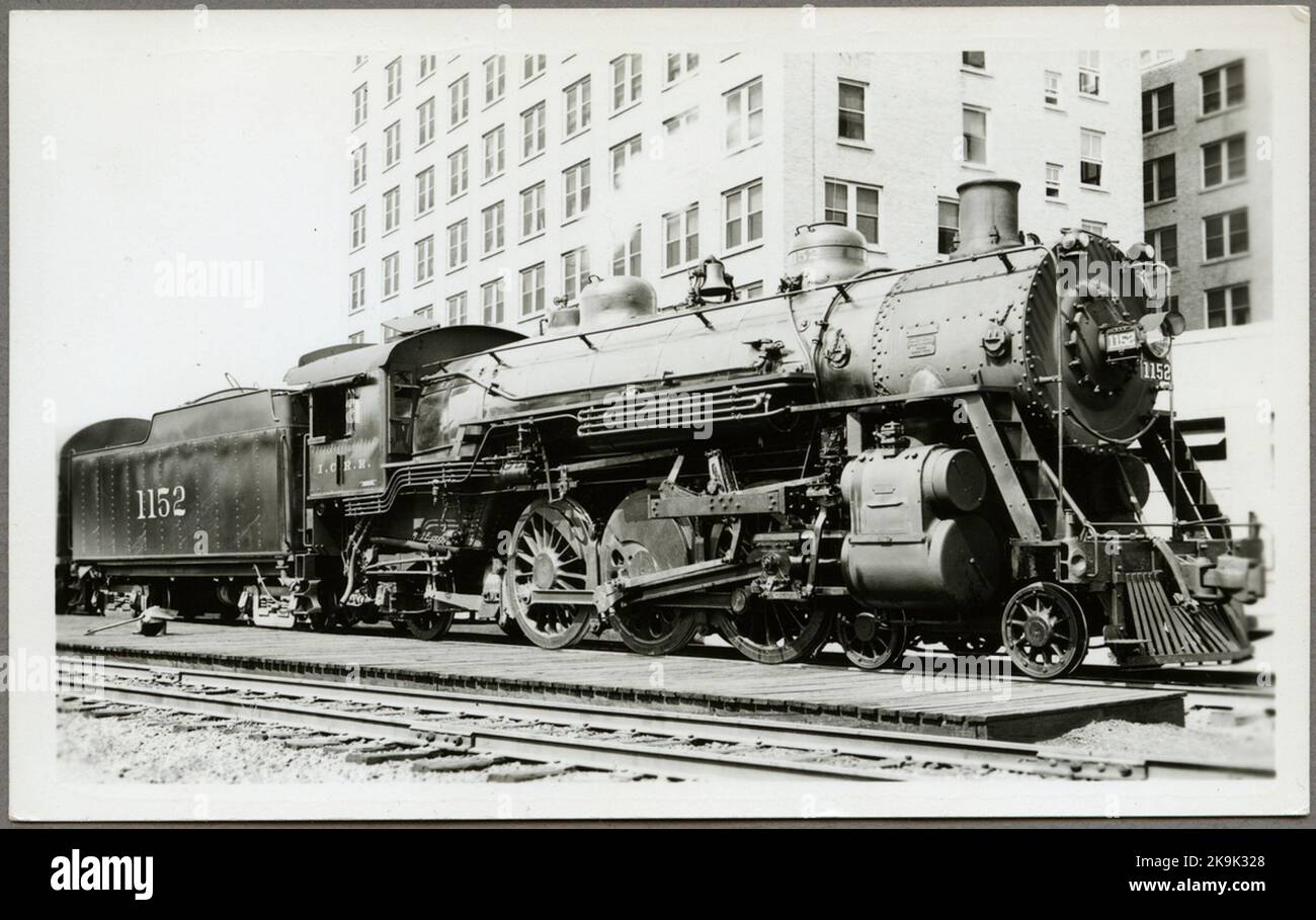 Illinois Central Railroad, IC Pacific 1152 Stock Photo - Alamy