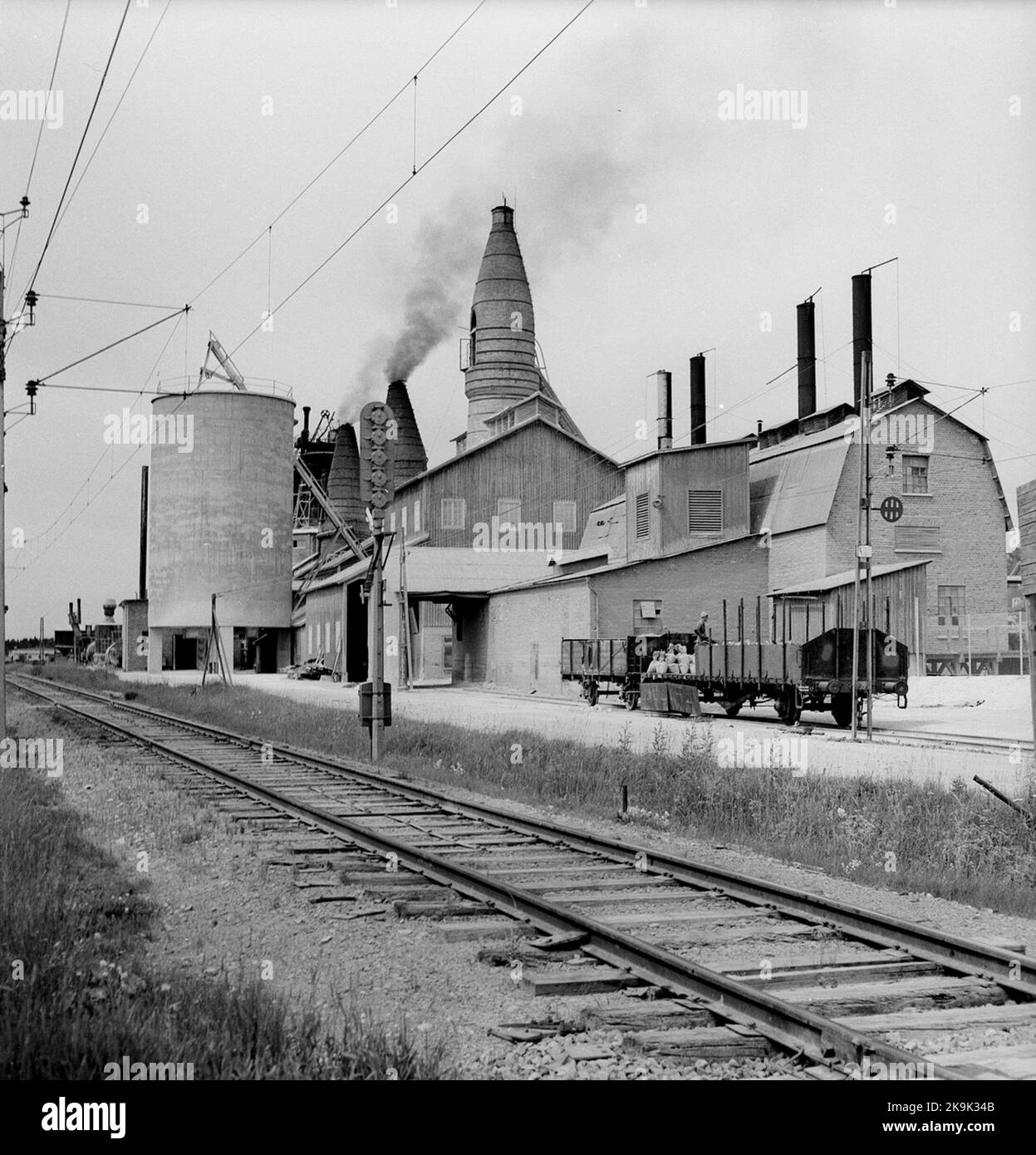 Straw Lime Mill, Sala Stock Photo - Alamy