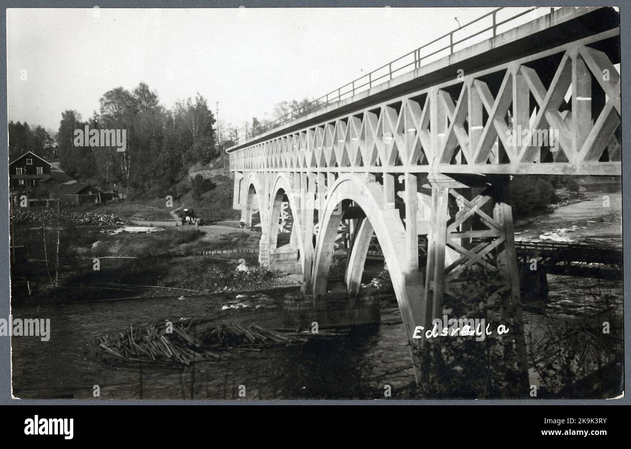Railway bridge over the Norsälven Stock Photo - Alamy
