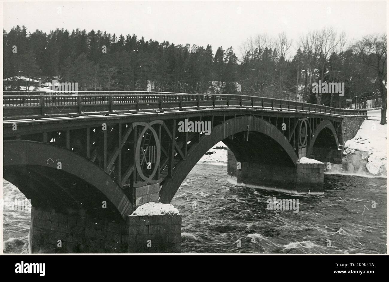 Karl the XIII's bridge in Älvkarleby Stock Photo - Alamy