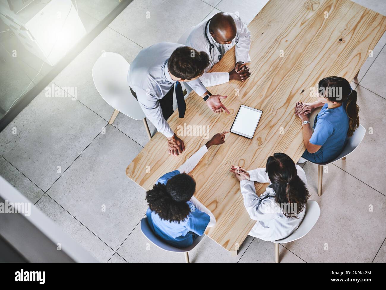Multidisciplinary healthcare makes for a better diagnosis. a group of ...