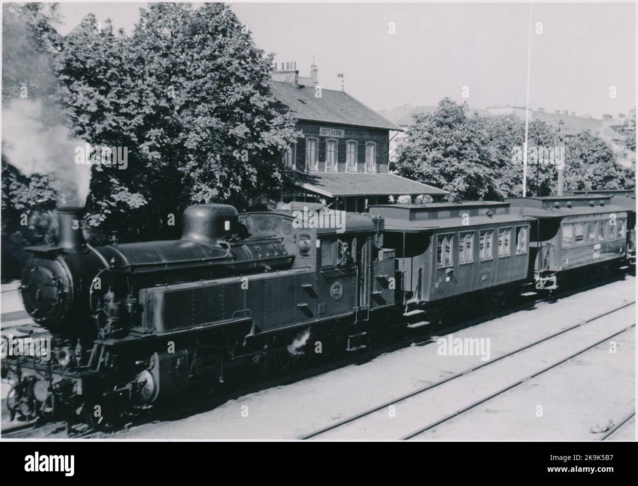 Östervarn station. Malmö-Simrishamn Railway, MSJ. The station erected ...