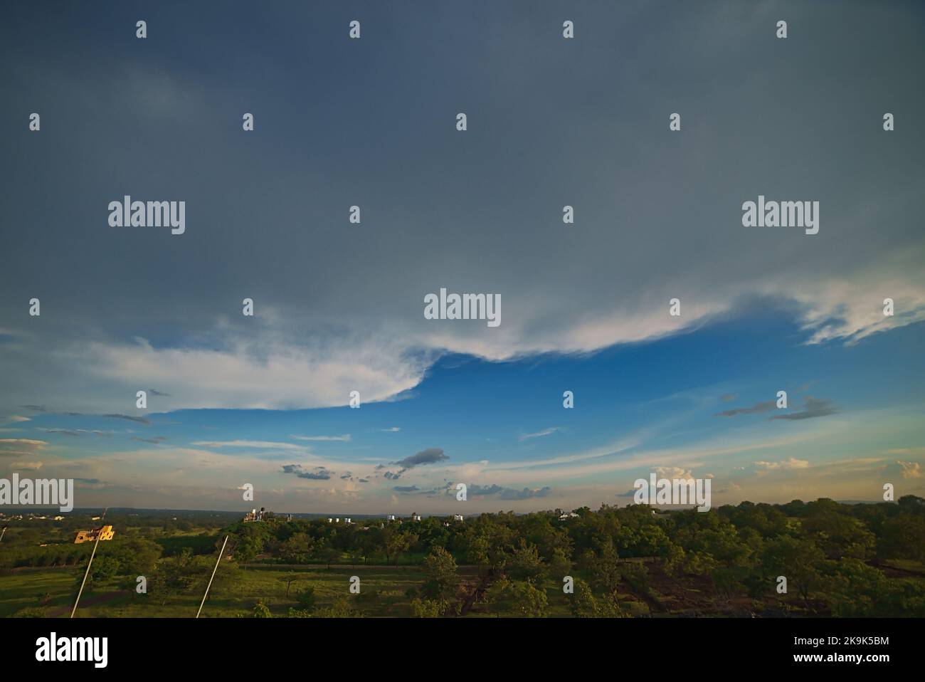 Dramatic scenic landscape background screen saver clouds green fields ...