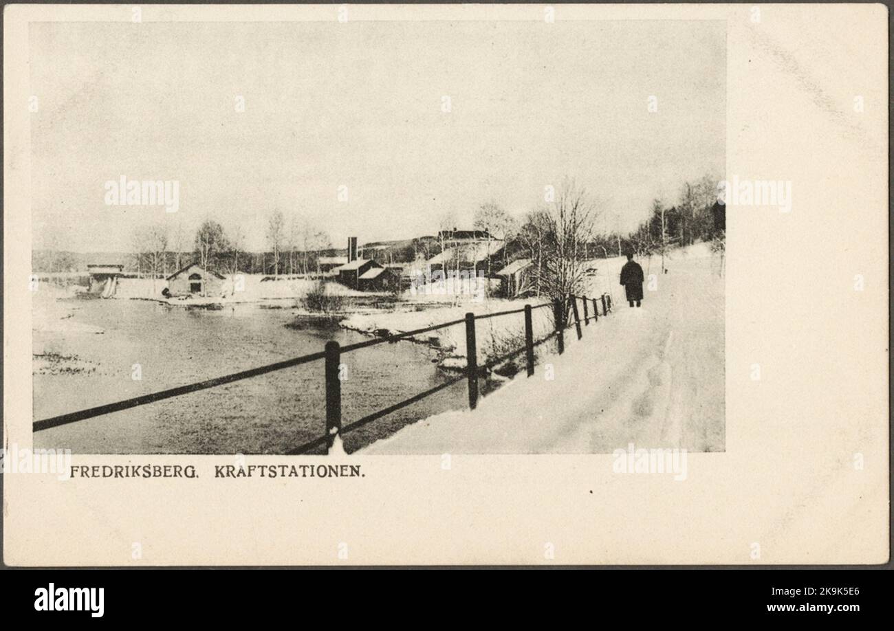 The power station in Fredriksberg Stock Photo - Alamy
