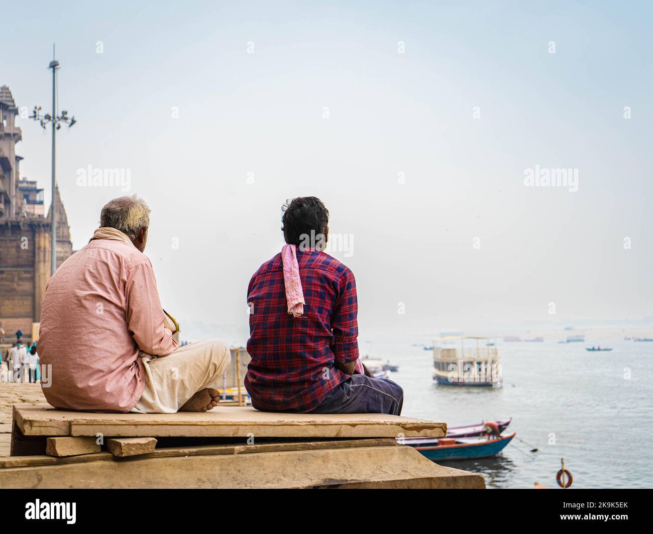 Man chilling in front sunrise hi-res stock photography and images - Alamy