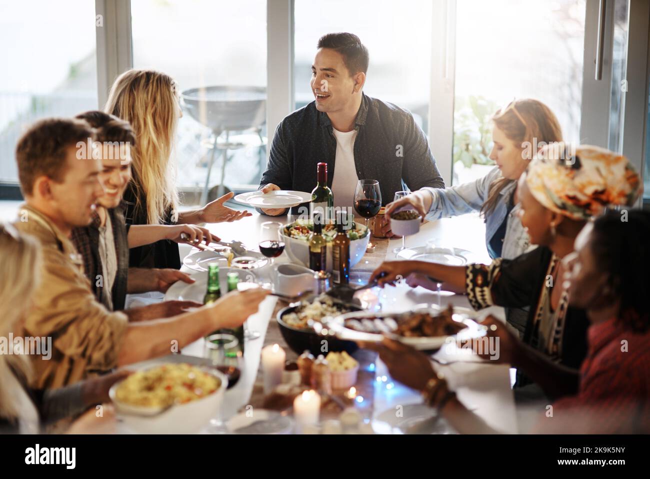 The best people are people who love food. friends getting together for ...