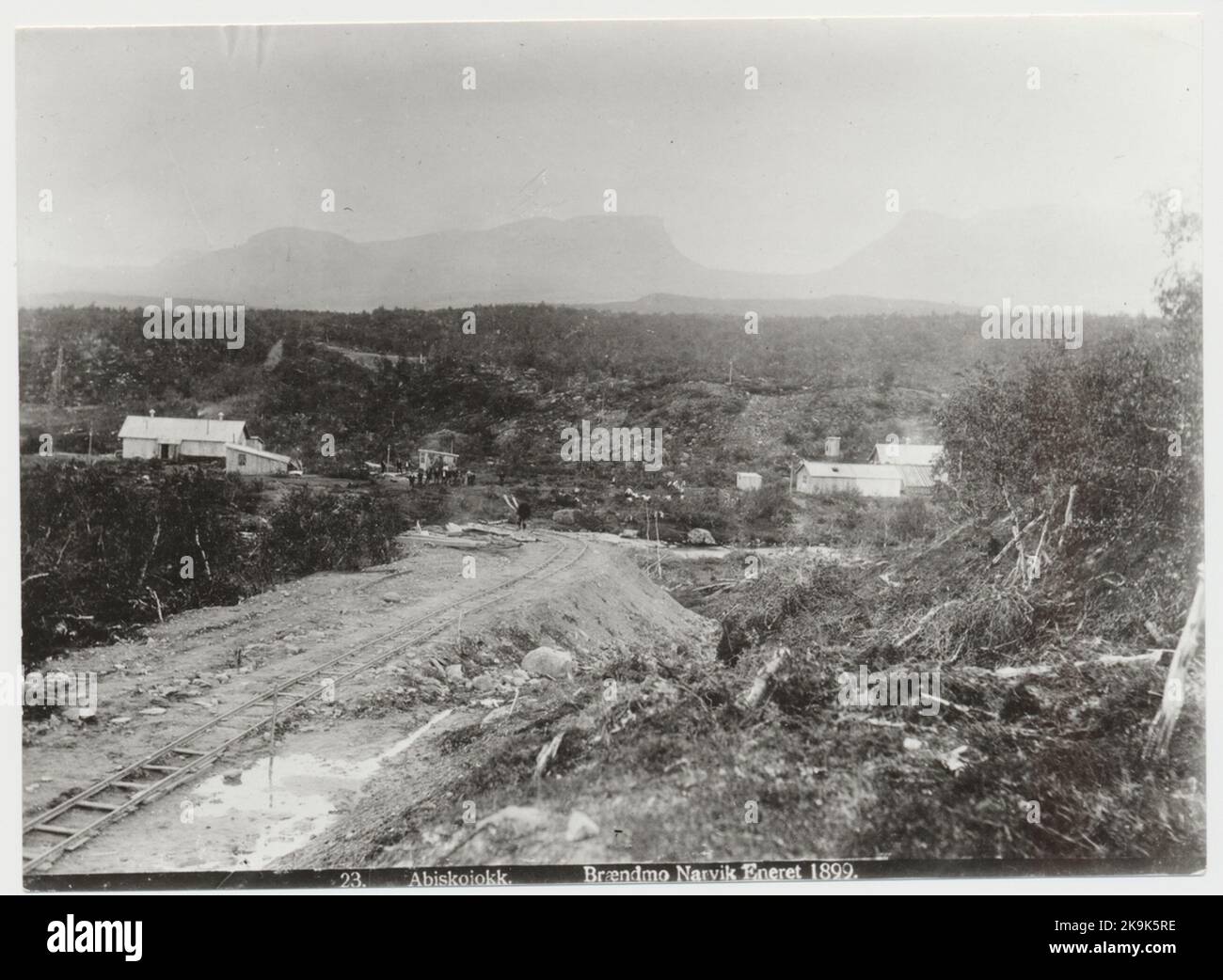 The national border track is being built Stock Photo - Alamy