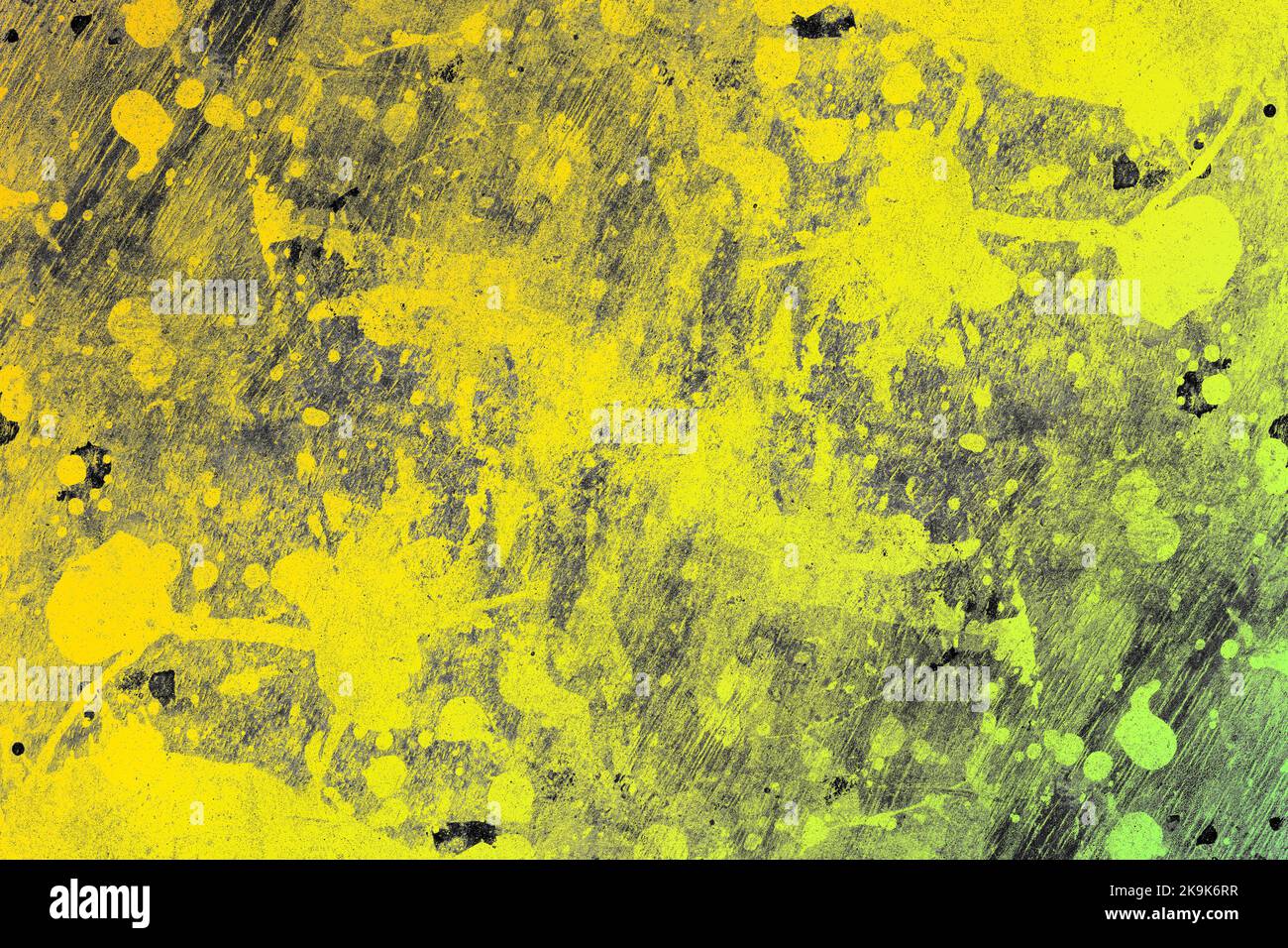 Distressed yellow textured old abandoned wall surface Stock Photo - Alamy