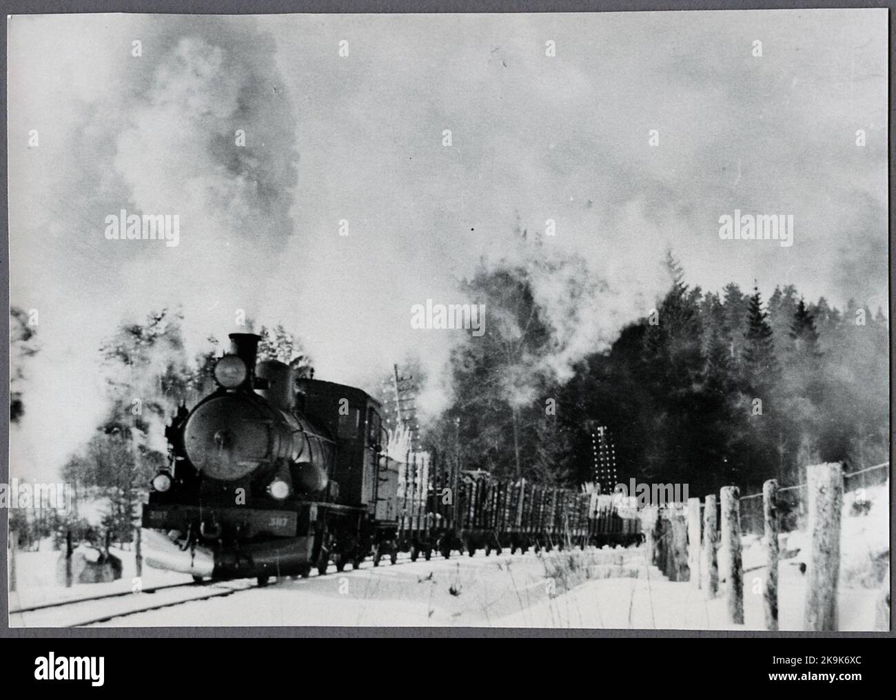 The State Railways, SJ GP 3117 on the line between Åtvidaberg and ...
