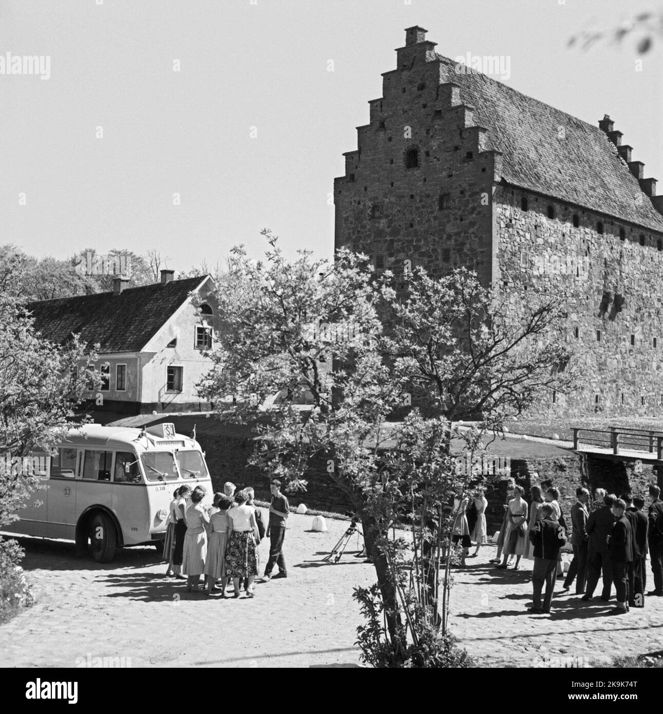 Teacher students on study visits at Glimmingehus. Photo taken in ...