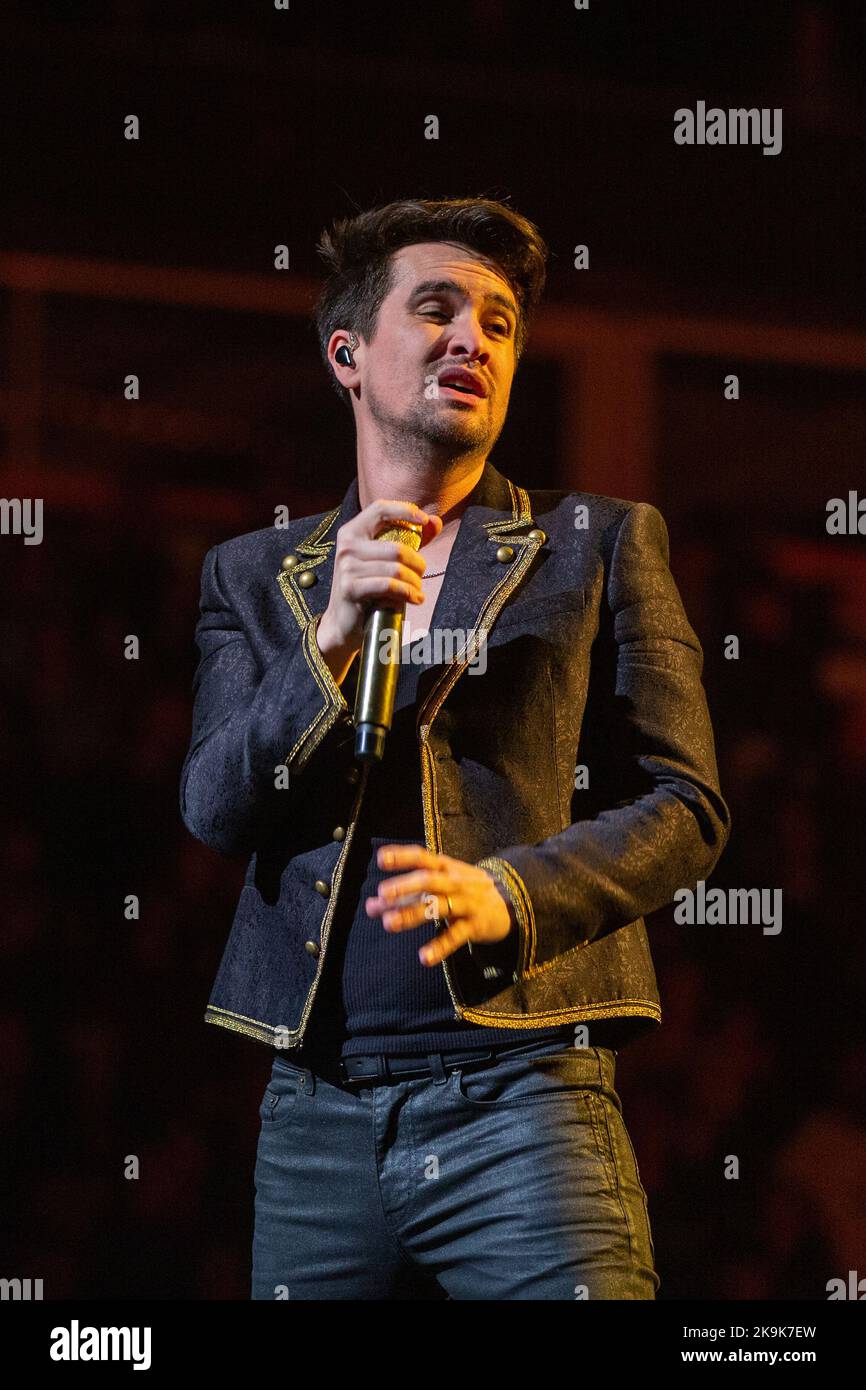 Chicago, USA. 28th Oct, 2022. Brendon Urie of Panic! at the Disco ...