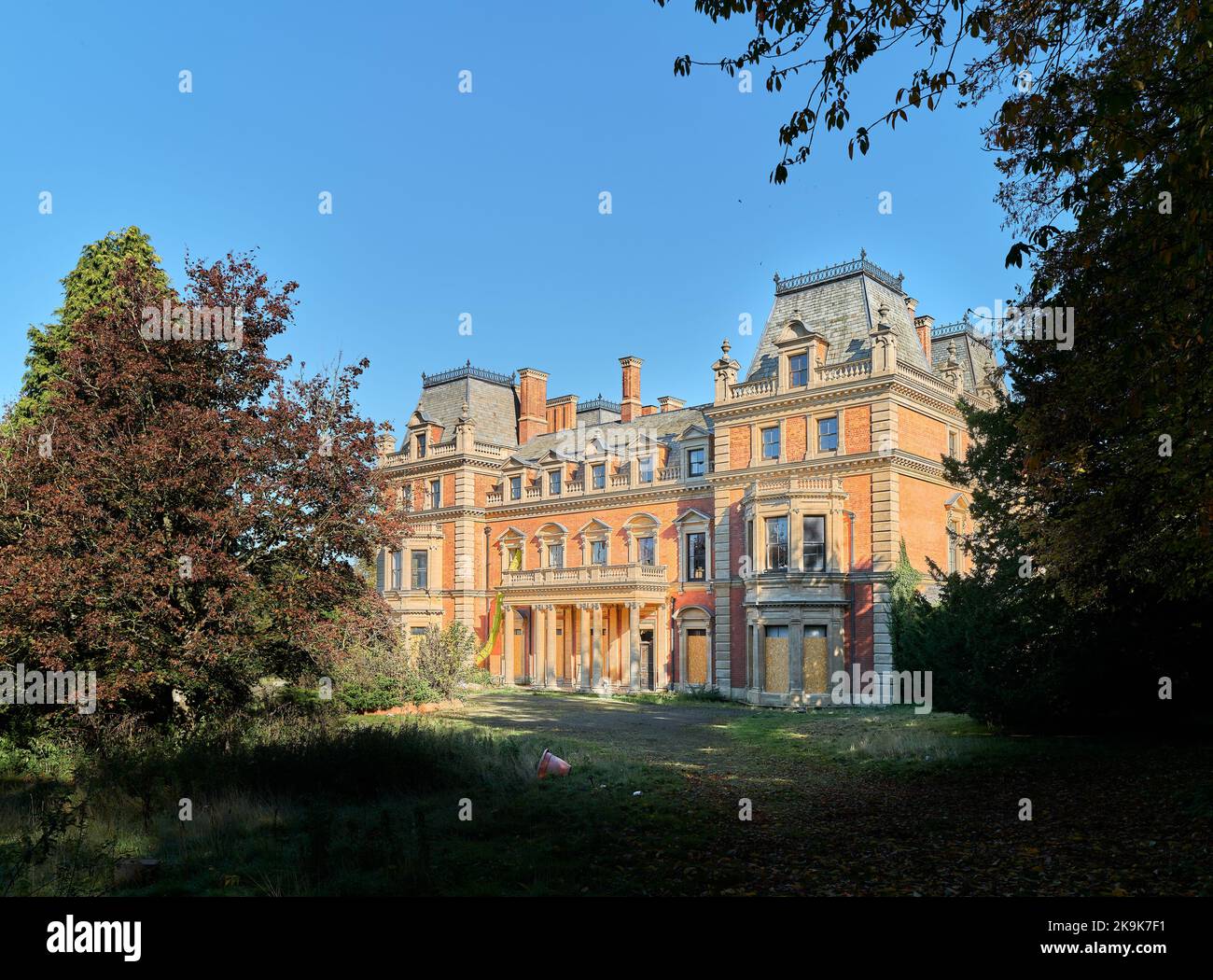 At Corby, England, East Carlton hall, a mansion dating from the late ...