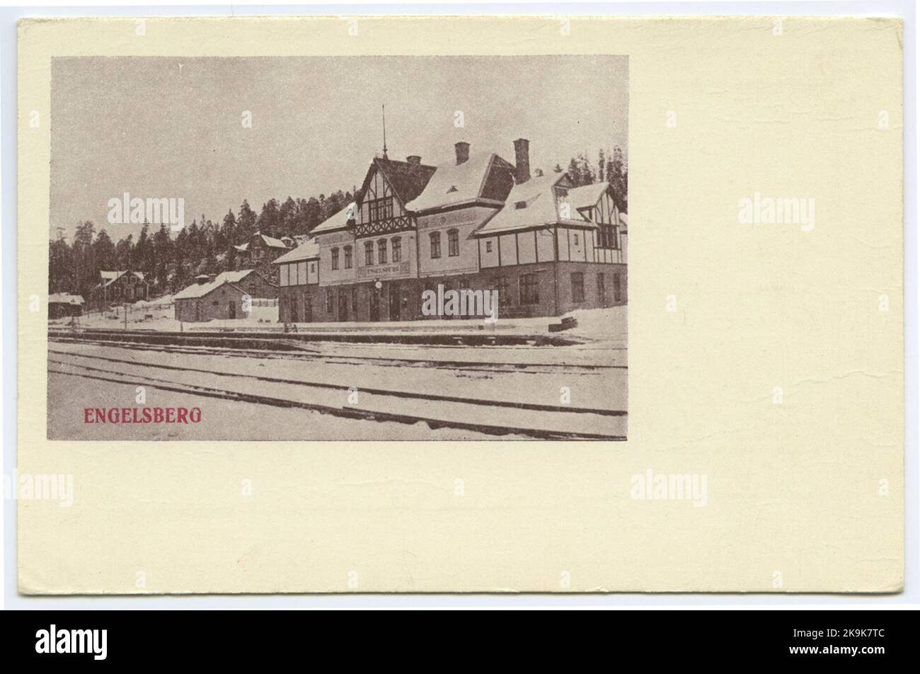 Engelsberg station from the track side Stock Photo - Alamy