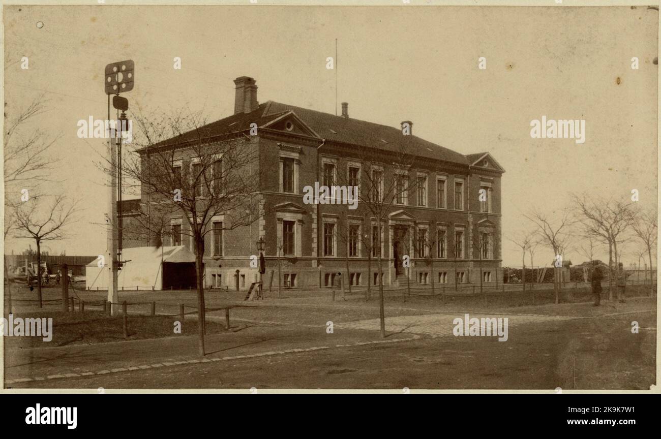 The station. So it looked during Skåne-Halland's railway time ...