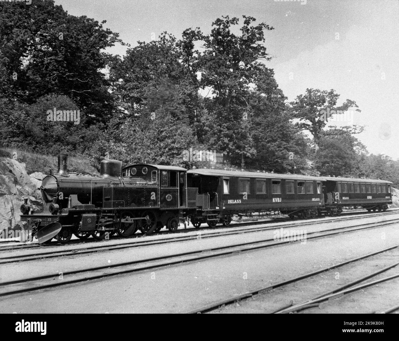 Växjö - Tingsryds Railway, VTJ Lok 63, scrapped in 1966 Stock Photo - Alamy