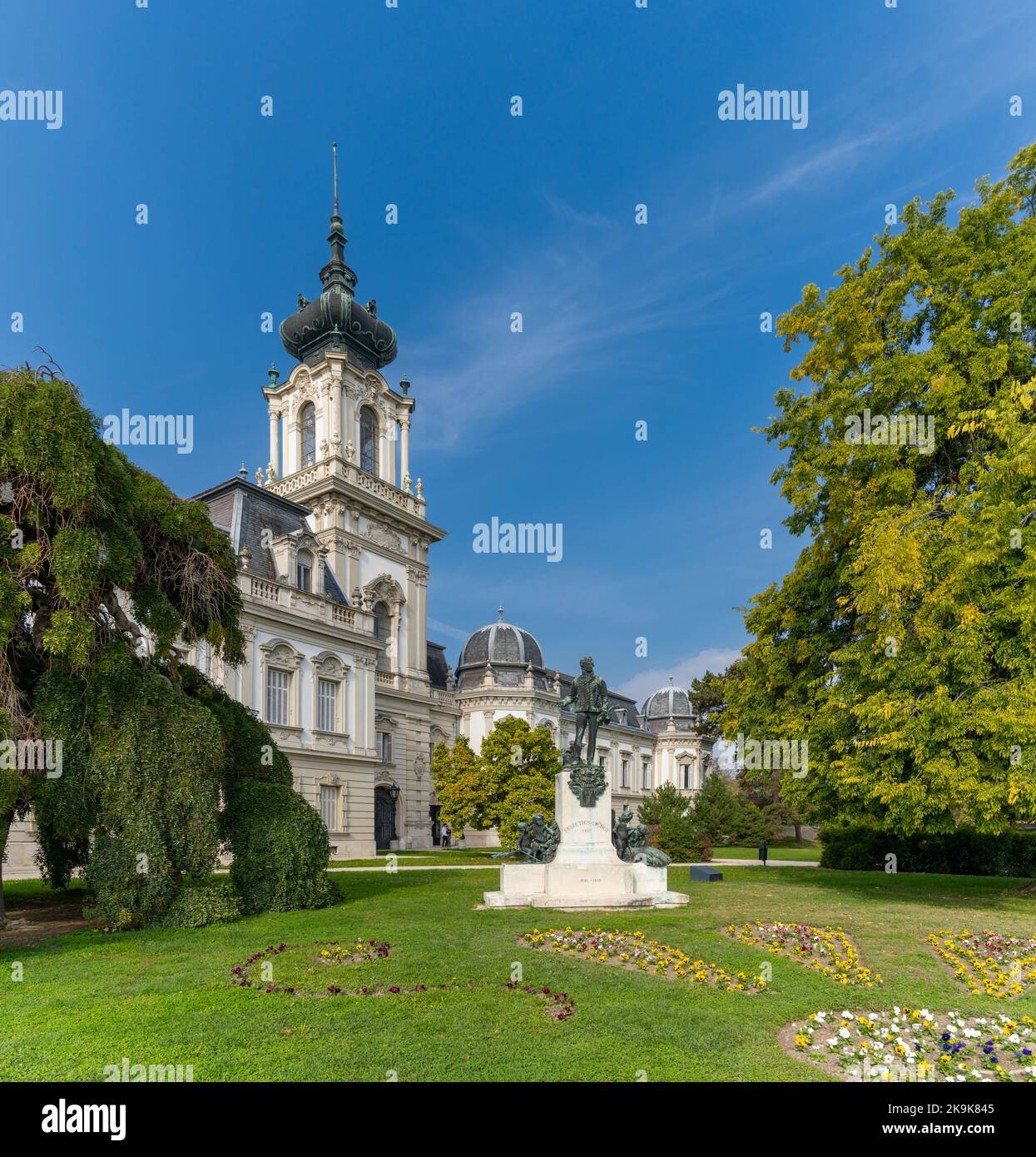 Keszthely, Hungary - 10 October, 2022: view of the Festetics Palace in ...