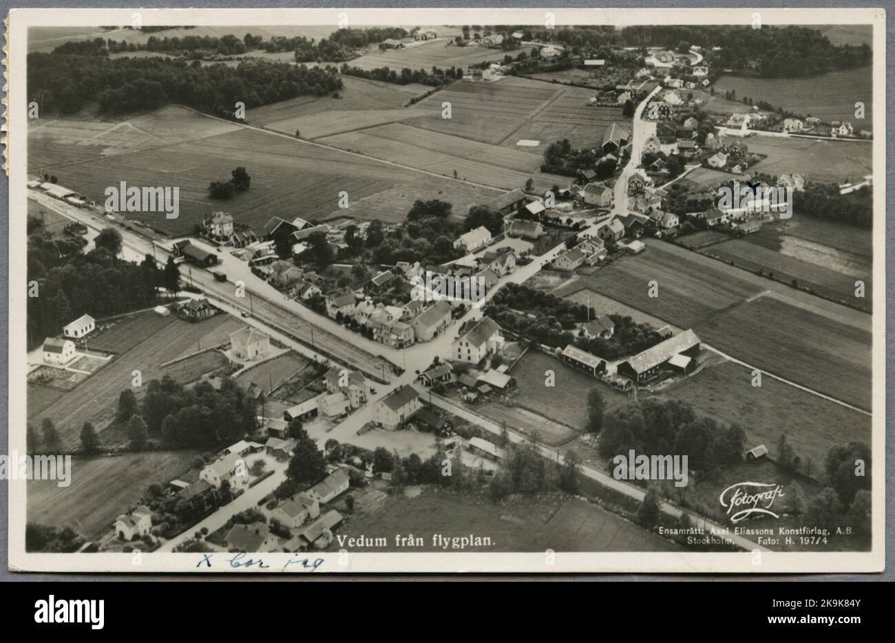 Aerial photo over Vedum Stock Photo - Alamy