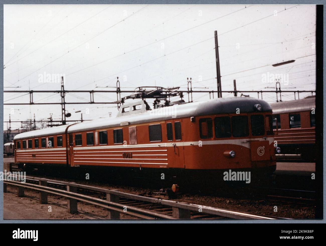 Passenger train at Norrköping C. TFV Grängesberg - Oxelösund Railways ...