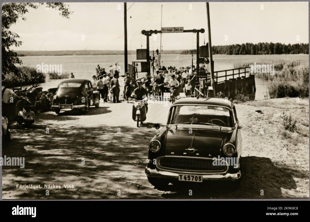 The ferry location, Närkes Vinö Stock Photo - Alamy
