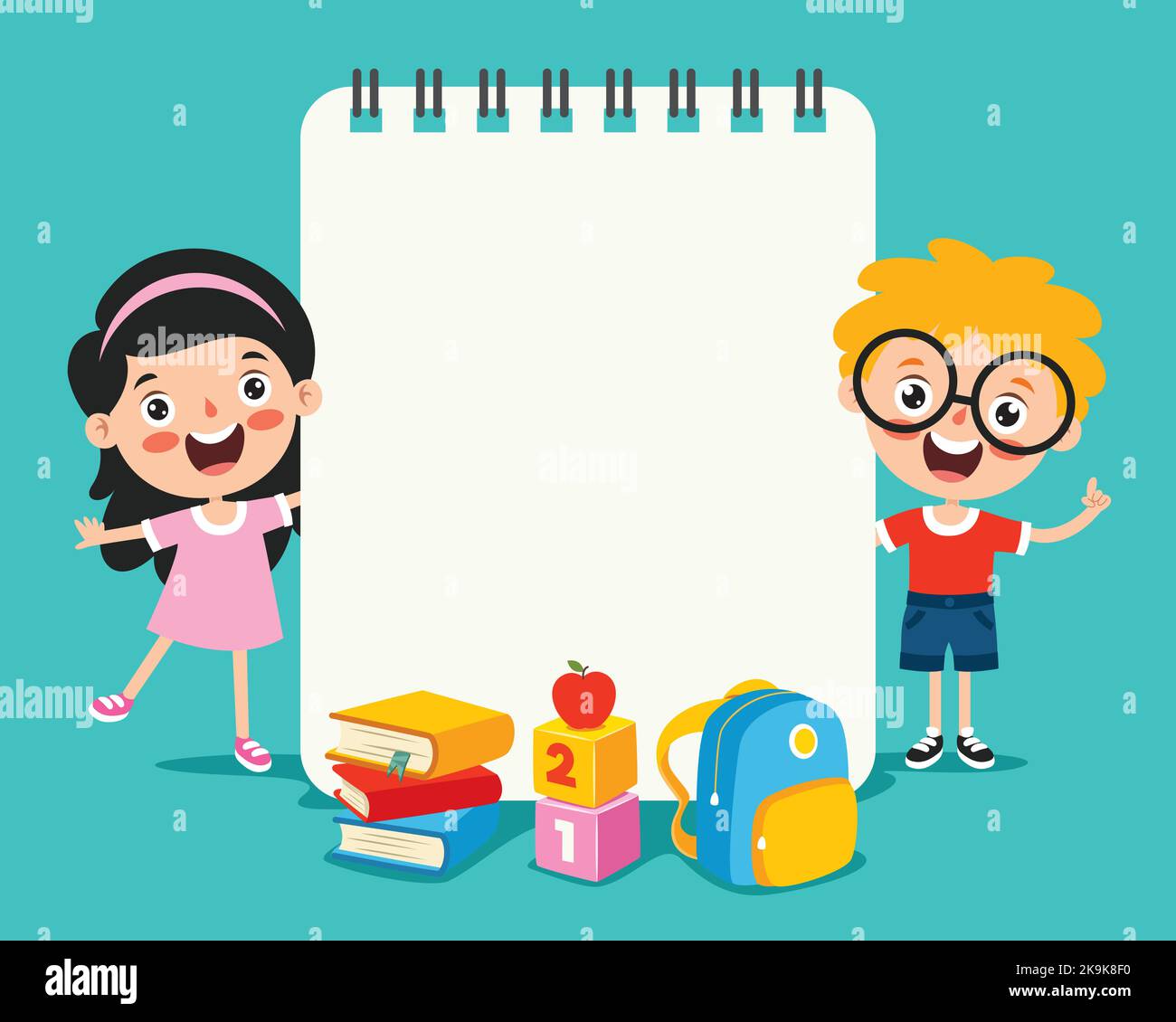 Reading note boy Stock Vector Images - Alamy