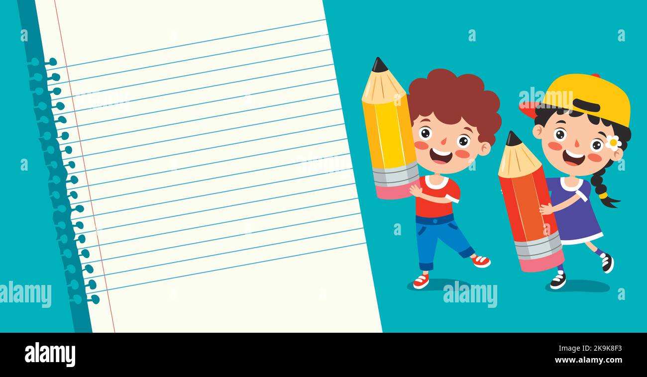 Boy write diary Stock Vector Images - Alamy