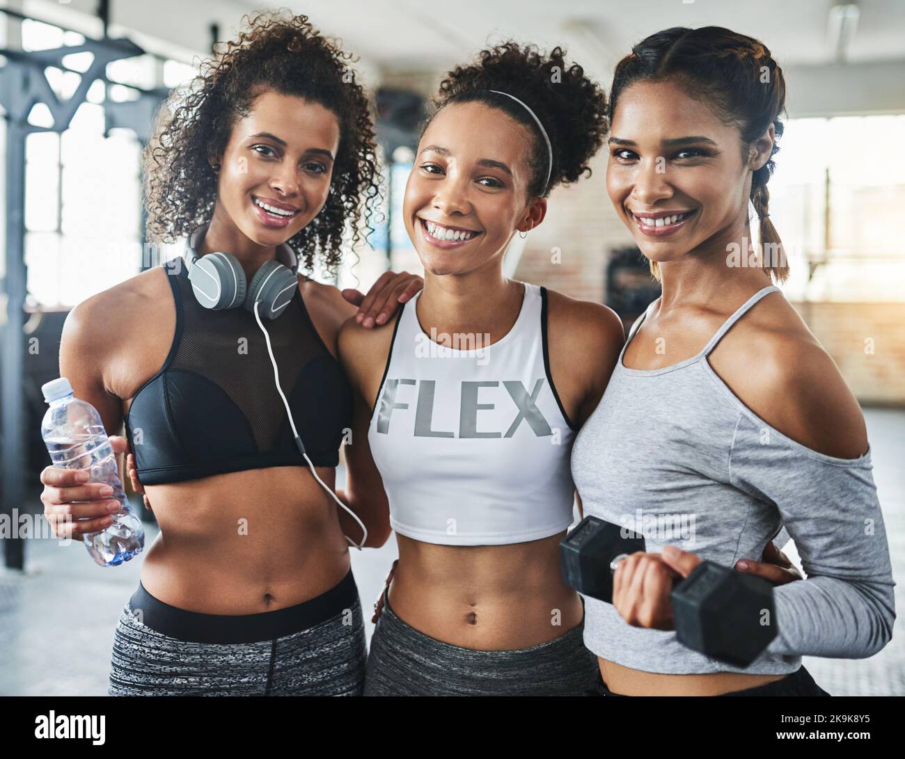 Buddy up and be your best. a group of happy young women enjoying their ...