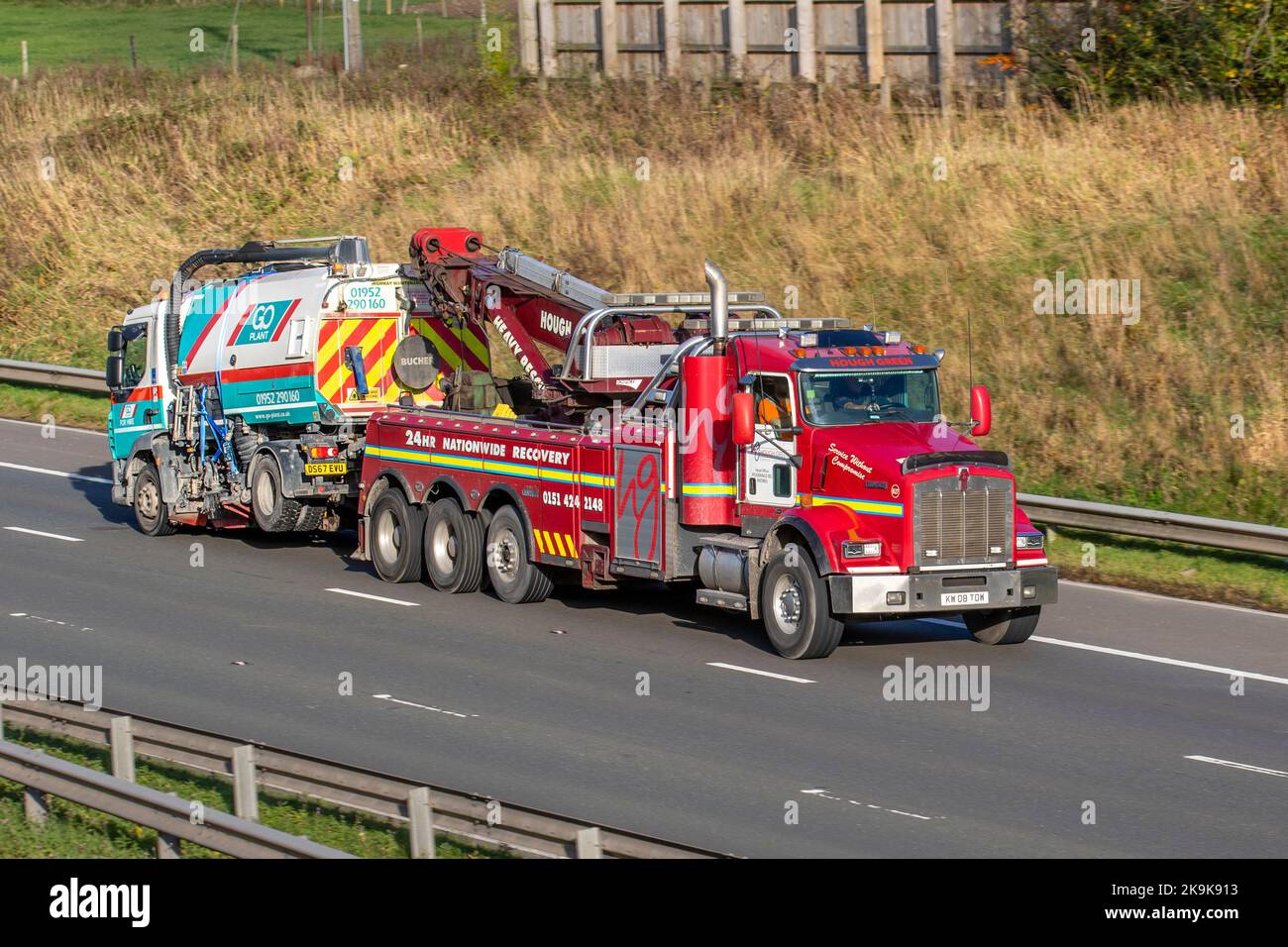HOUGH GREEN 2008 American truck Kenworth Wrecker Recovery Truck ; 24hr ...
