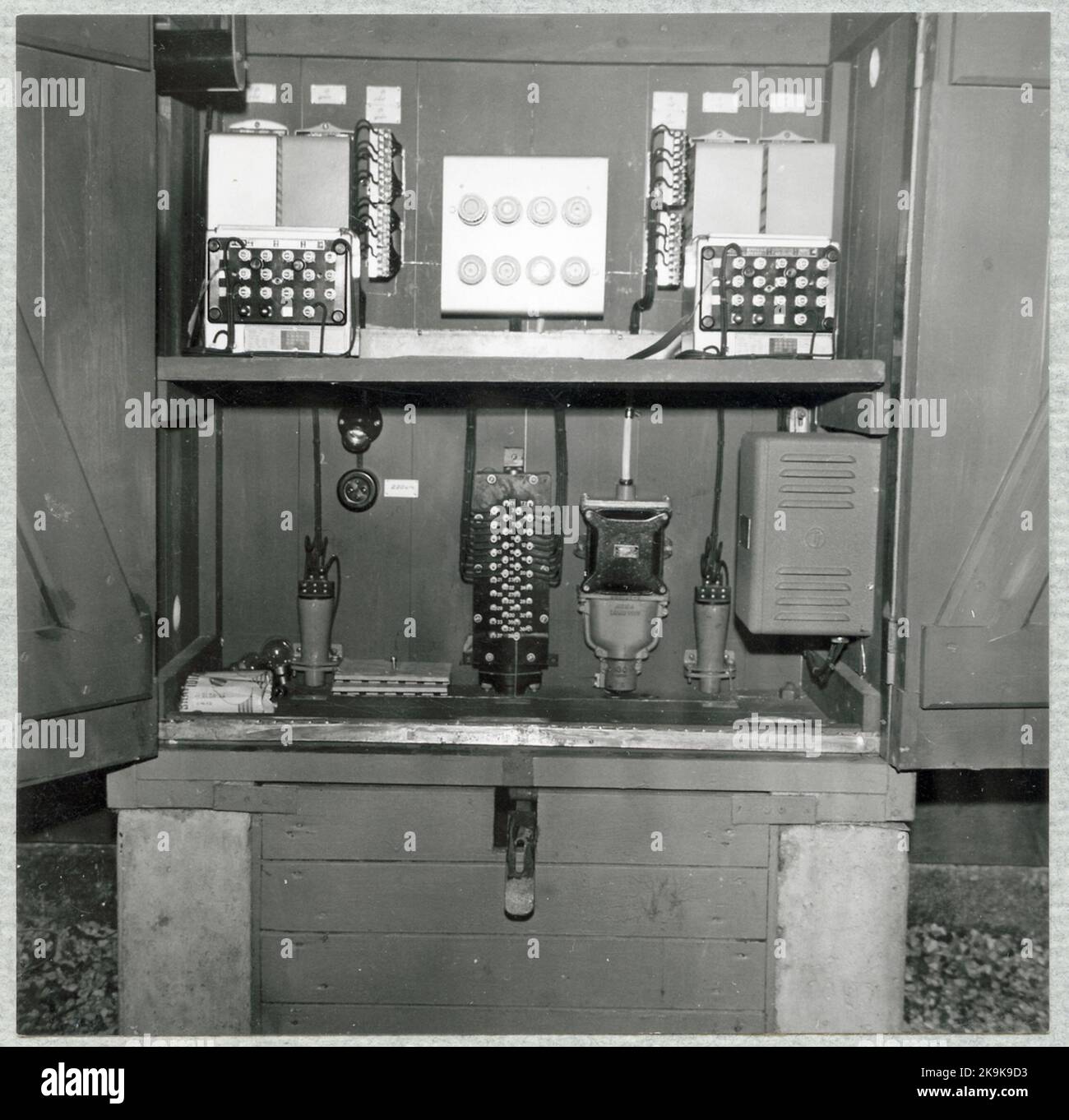 Signal cabinet at Immeln on the route between Sibbhult and Arkelstorp ...