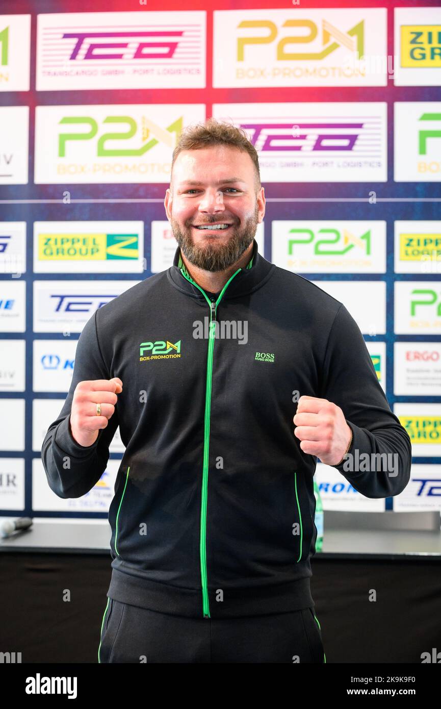 Hamburg, Germany. 25th Oct, 2022. Felix Langberg, boxer. The new boxing ...