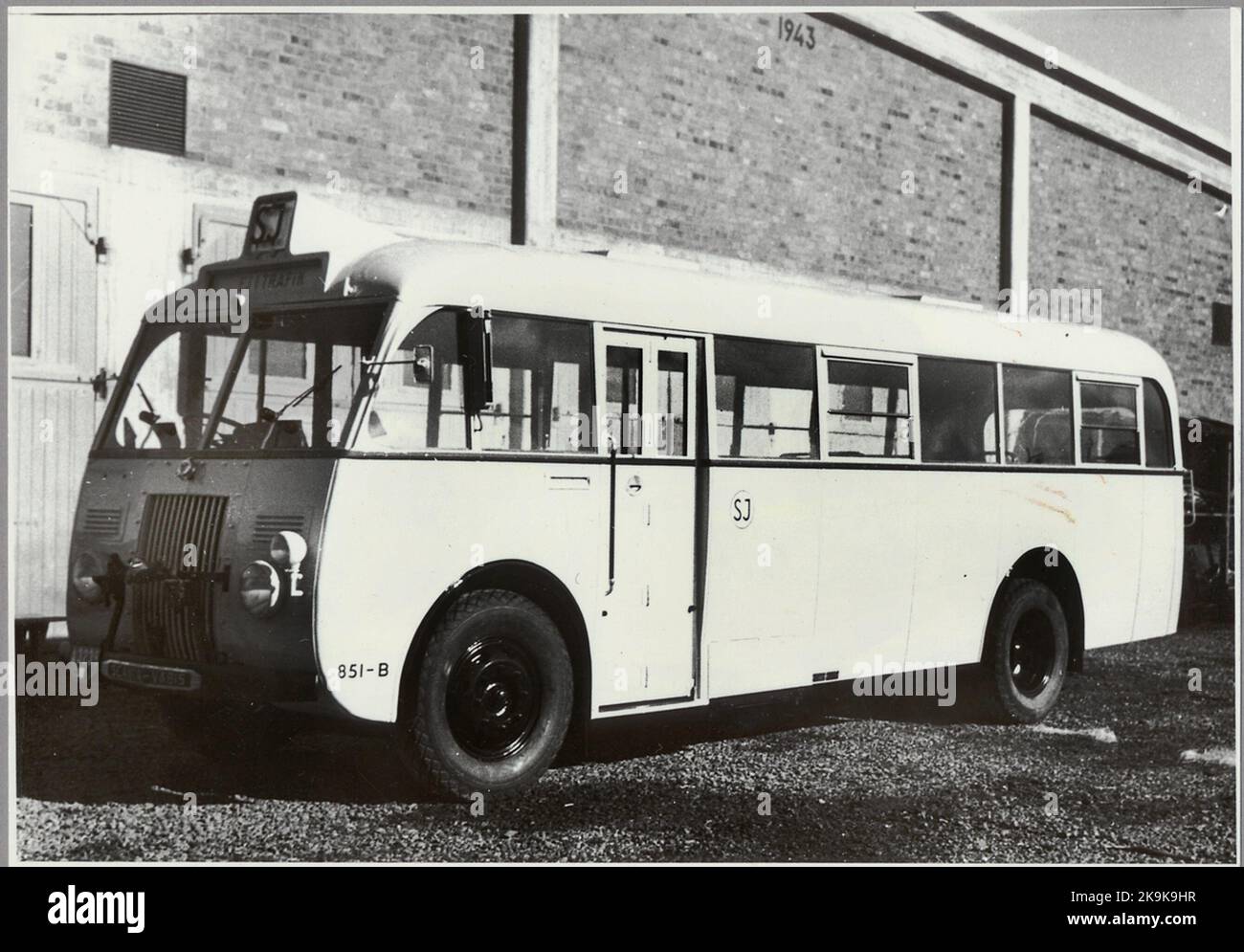 State Railways, SJ Bus 851-B Stock Photo - Alamy