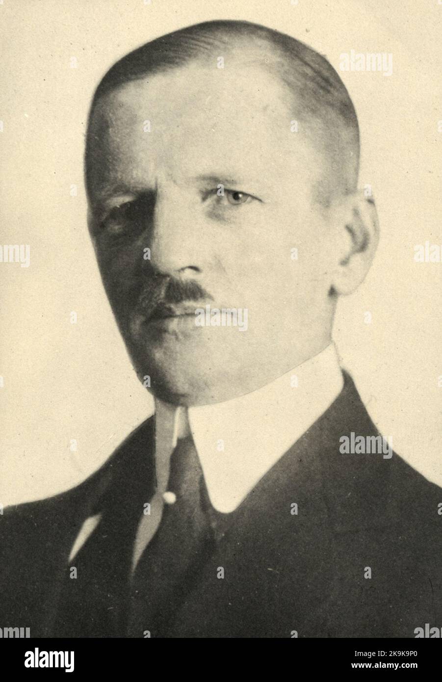 Knut Adolf Wallerintendent Control Account. 1921-1933 Stock Photo - Alamy