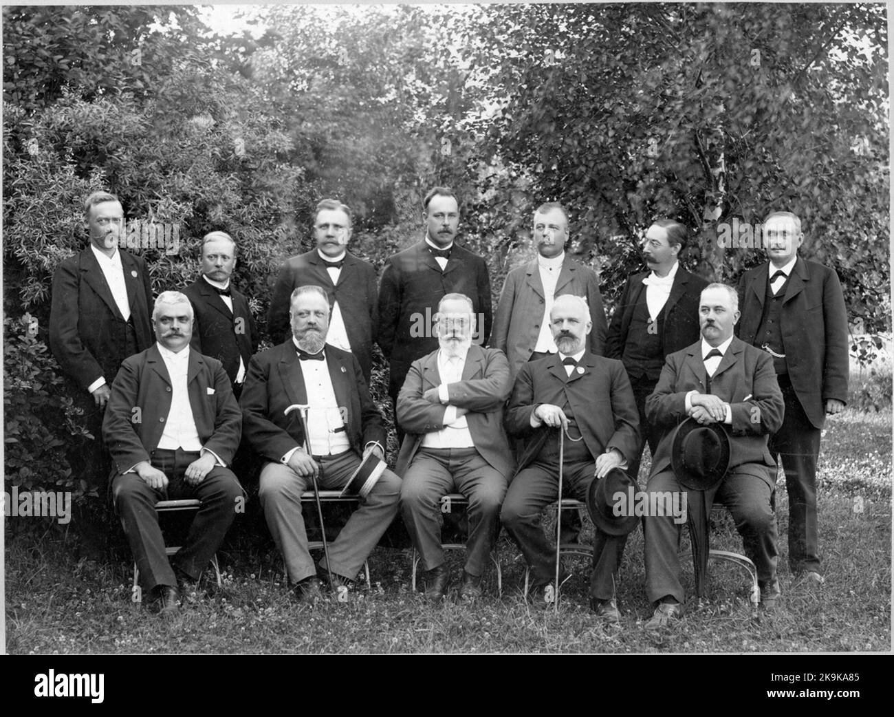 Group photo of staff who are state employees at the railway Stock Photo ...
