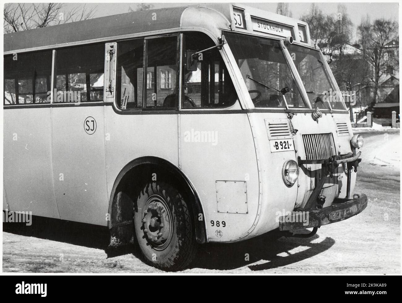 State Railways, SJ Bus 989 Stock Photo - Alamy