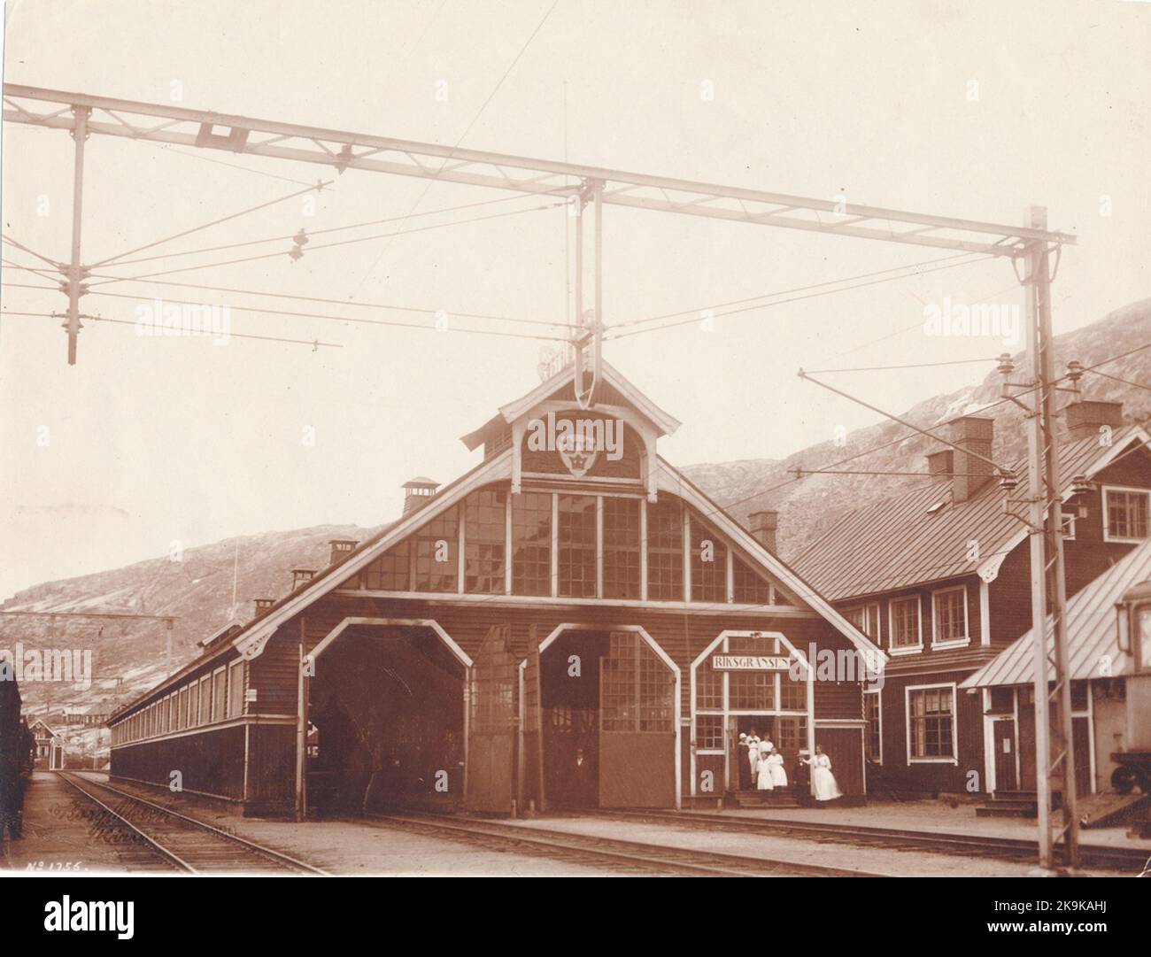 The national border station Stock Photo - Alamy