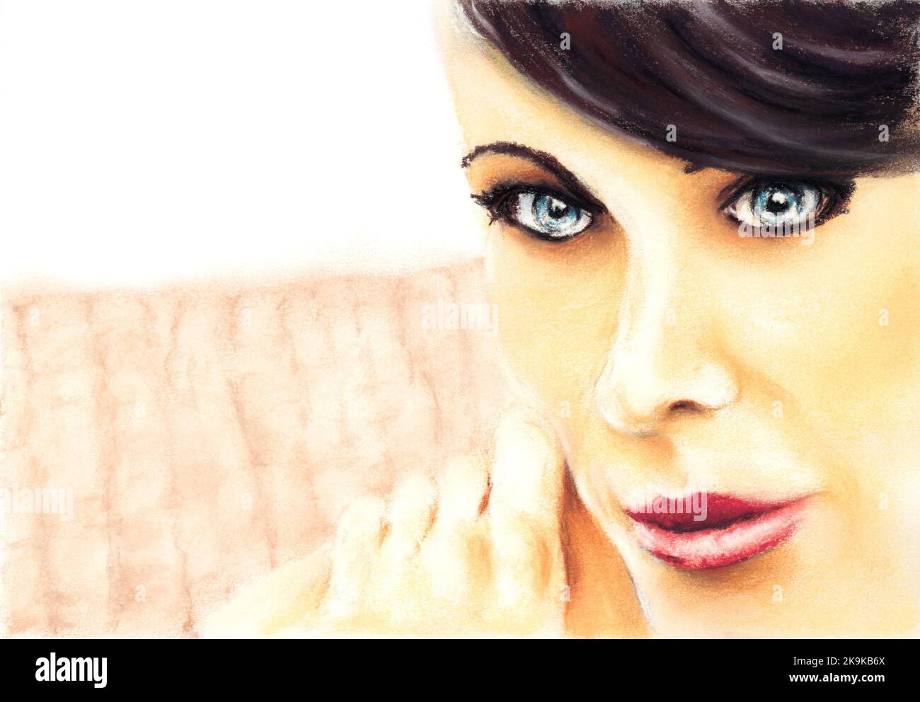 Soft Pastel Painting Face
