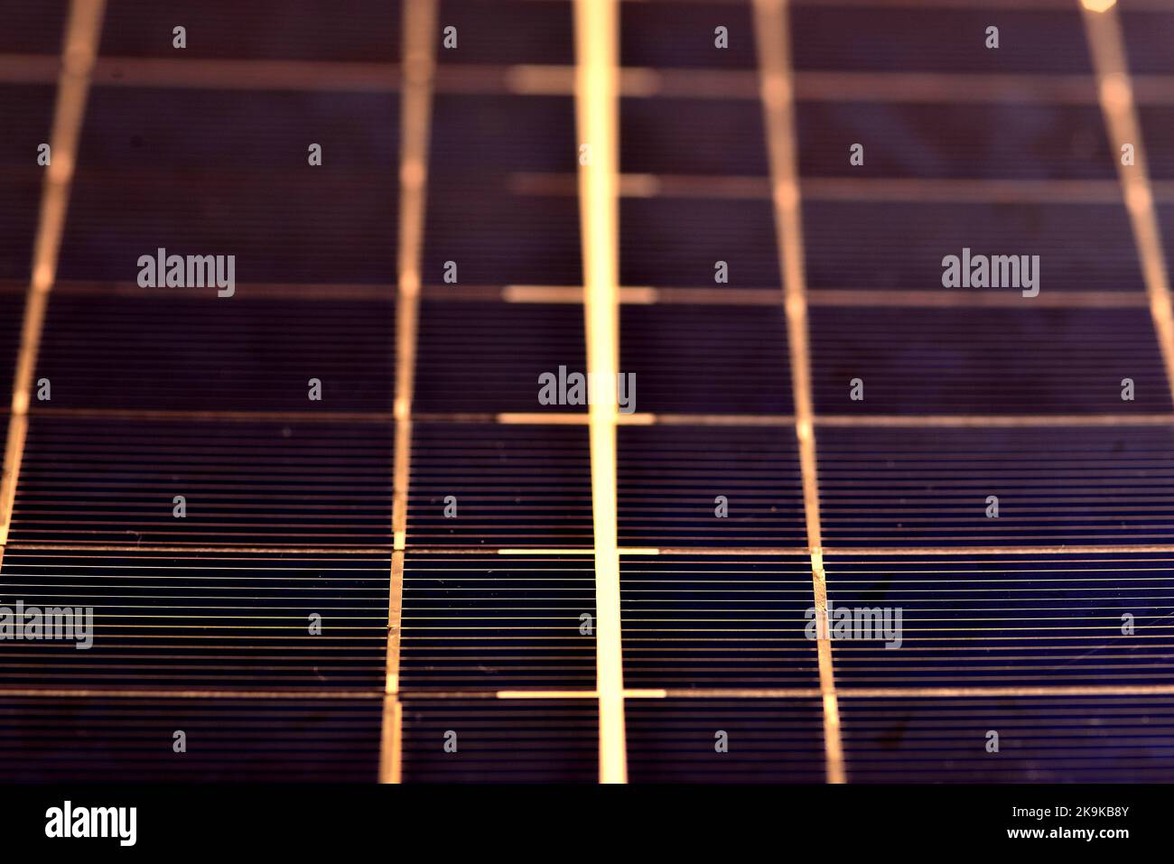 Solar panel in a closeup Stock Photo - Alamy