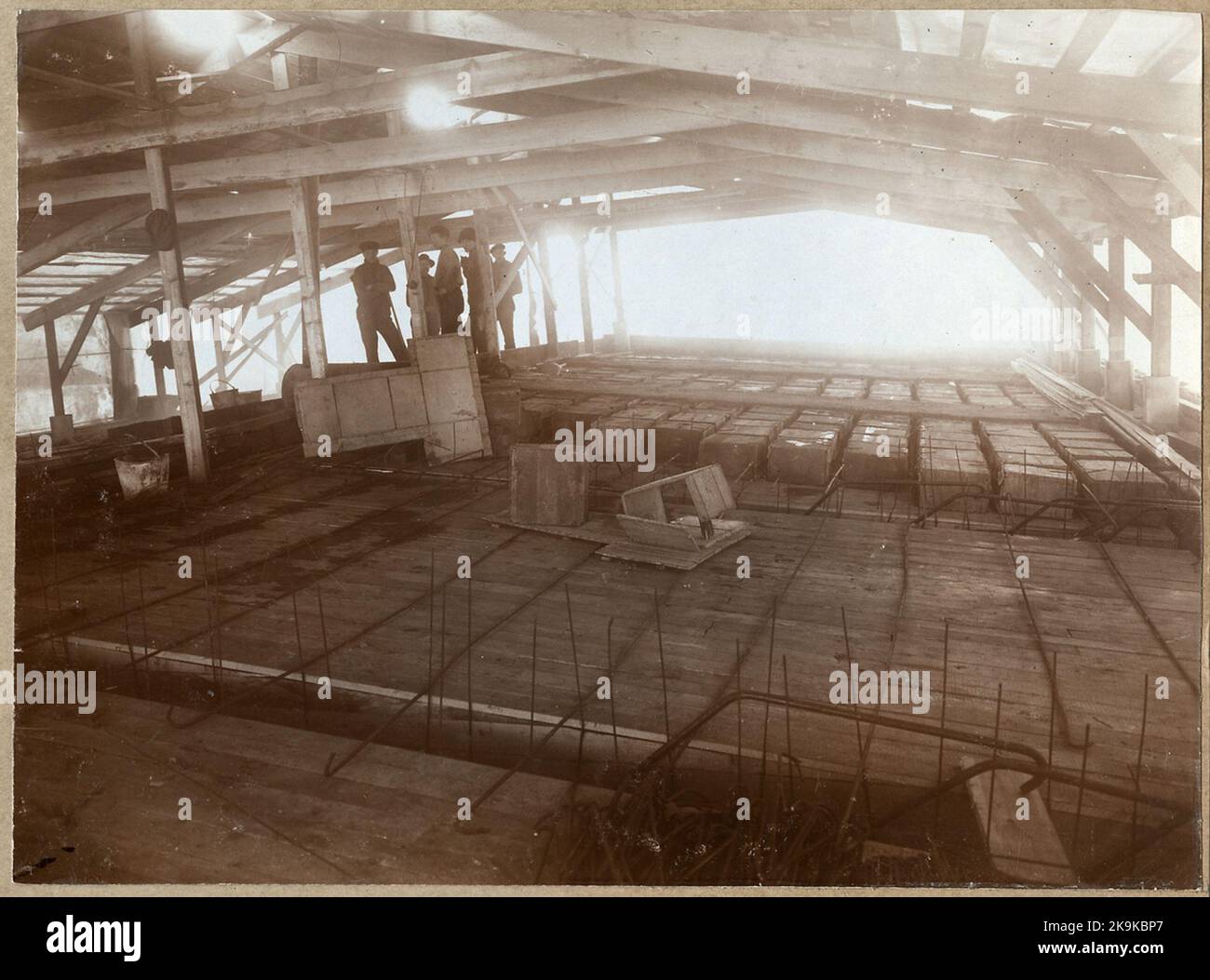 Cement block, State Railway Grinding Factory in Piteå Stock Photo - Alamy